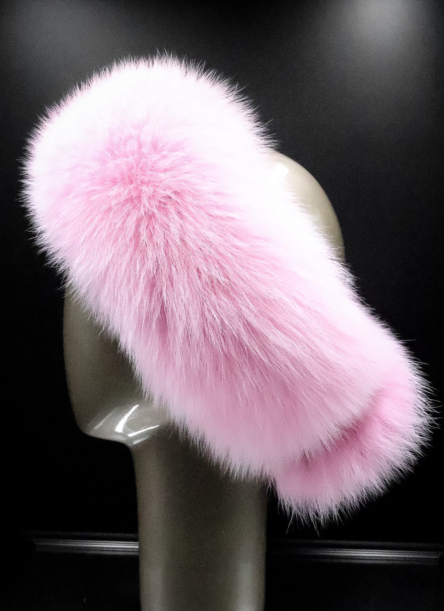 Pink Fox Headband with Velcro – Alaska Fur Gallery, Inc.